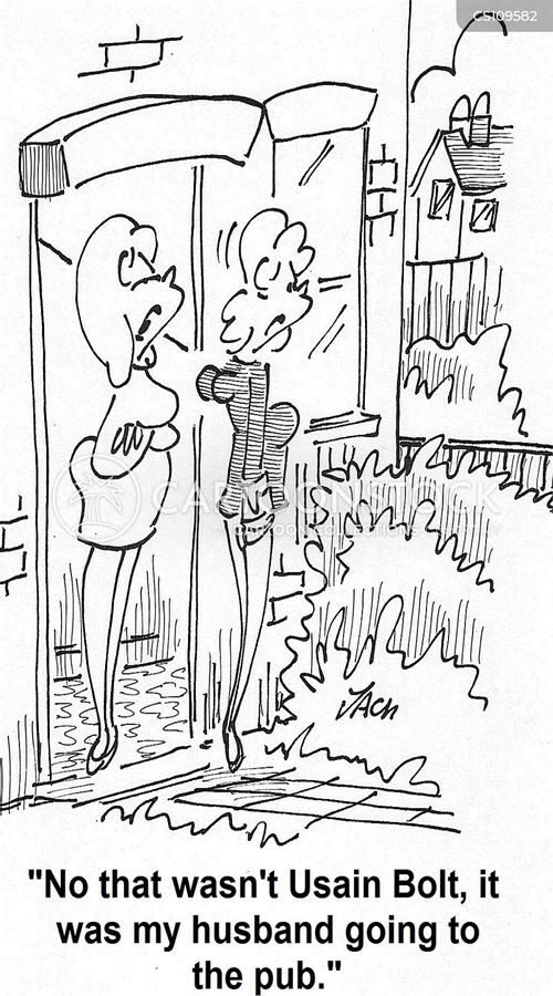Usain Bolt Cartoons and Comics - funny pictures from CartoonStock