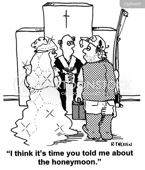 Underwater Wedding Cartoons and Comics - funny pictures from CartoonStock