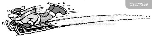 Toboggan Cartoons and Comics - funny pictures from CartoonStock