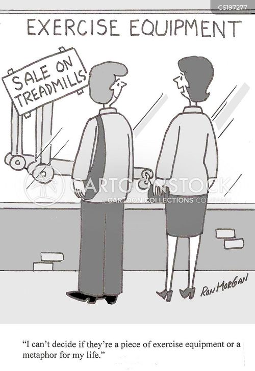 Treadmill Cartoons and Comics - funny pictures from CartoonStock