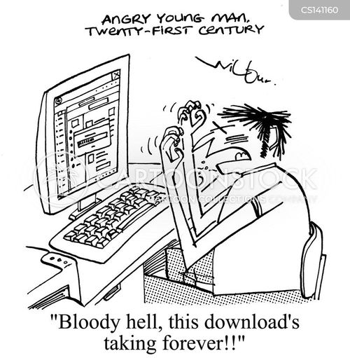 Lagging Cartoons and Comics - funny pictures from CartoonStock