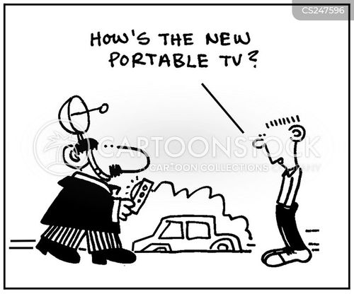 Web Broadcasting Cartoons and Comics - funny pictures from CartoonStock