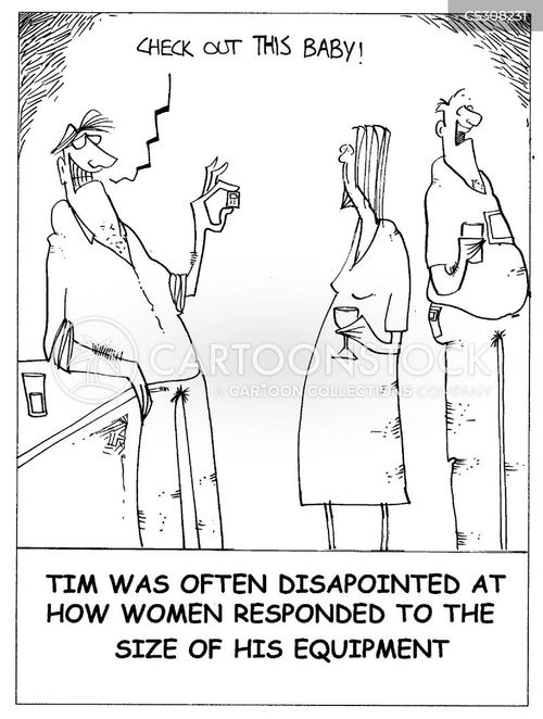 Size Matters Cartoons and Comics - funny pictures from CartoonStock