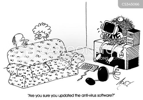 Anti-viruses Cartoons and Comics - funny pictures from CartoonStock