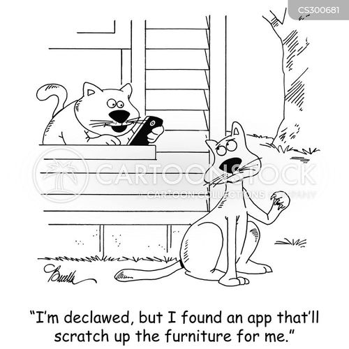Declawing Cartoons and Comics - funny pictures from CartoonStock