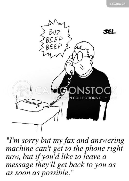 Fax Protocol Cartoons and Comics - funny pictures from CartoonStock