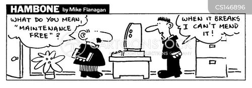 Maintence Free Cartoons and Comics - funny pictures from CartoonStock