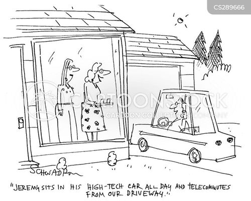 Modern Commuting Cartoons and Comics - funny pictures from CartoonStock