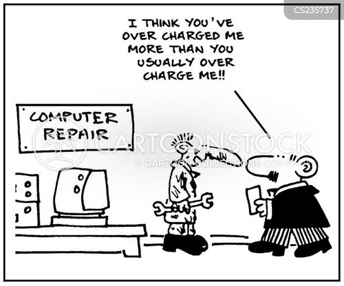 Overcharged Cartoons and Comics - funny pictures from CartoonStock