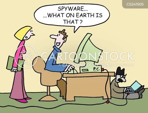 Spyware Cartoons and Comics - funny pictures from CartoonStock