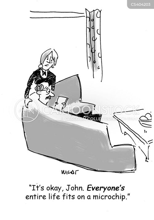 Microchip Cartoons and Comics - funny pictures from CartoonStock