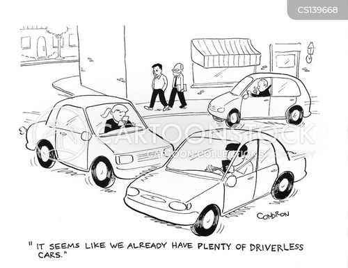 Driverless Cars Cartoons and Comics - funny pictures from CartoonStock