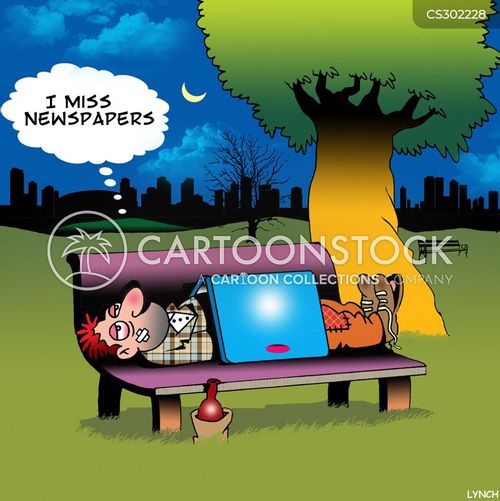 Newspaper Closing Cartoons and Comics - funny pictures from CartoonStock