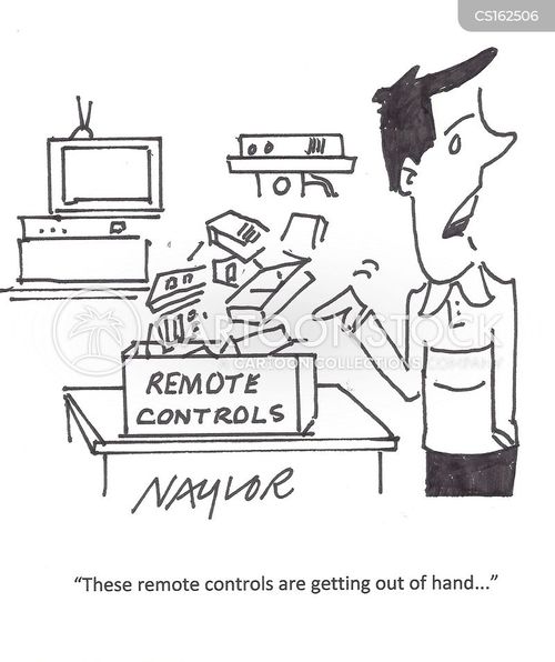 Universal Remote Cartoons and Comics - funny pictures from CartoonStock