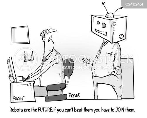 Automation Anxiety Cartoons and Comics - funny pictures from CartoonStock