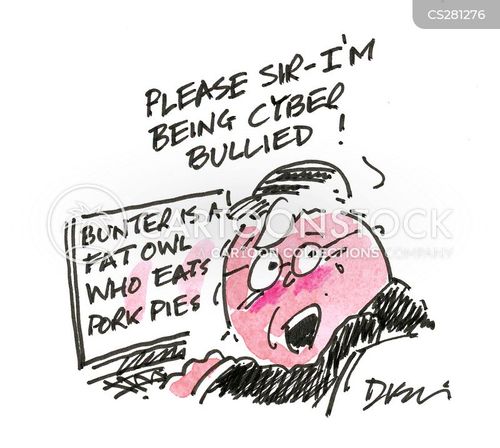 Cyber Bullying Cartoons and Comics - funny pictures from CartoonStock