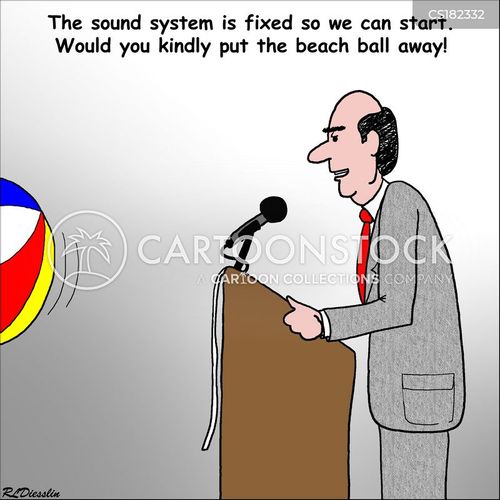 Sound System Cartoons and Comics - funny pictures from CartoonStock