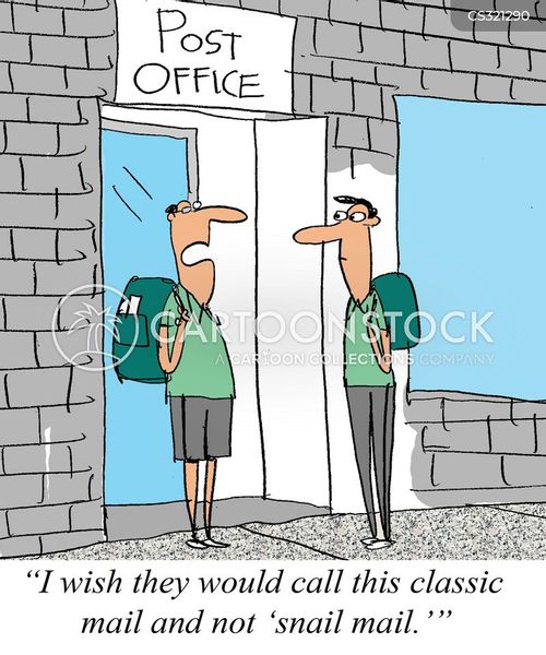 Sending Mail Cartoons and Comics - funny pictures from CartoonStock