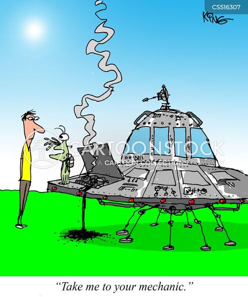 Space Mechanic Cartoons and Comics - funny pictures from CartoonStock