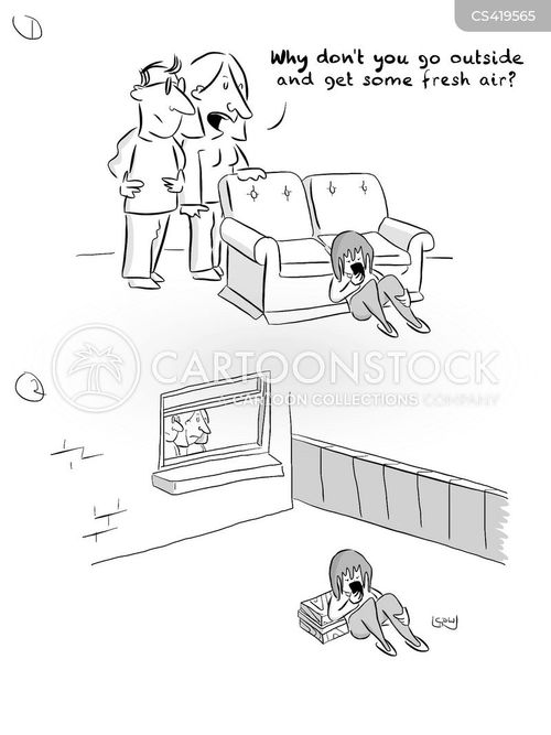 Out For Fresh Air Cartoons and Comics - funny pictures from CartoonStock