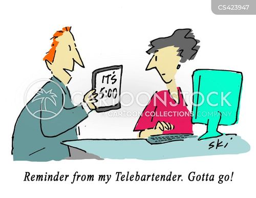Telecommunicating Cartoons and Comics - funny pictures from CartoonStock