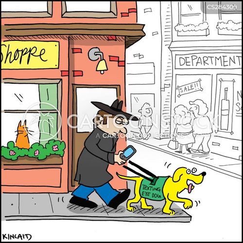 Helper Dogs Cartoons and Comics - funny pictures from CartoonStock