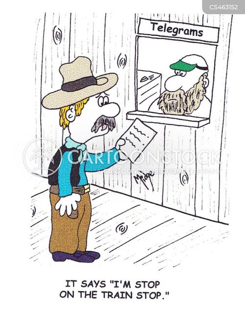 Telegram Cartoons and Comics - funny pictures from CartoonStock