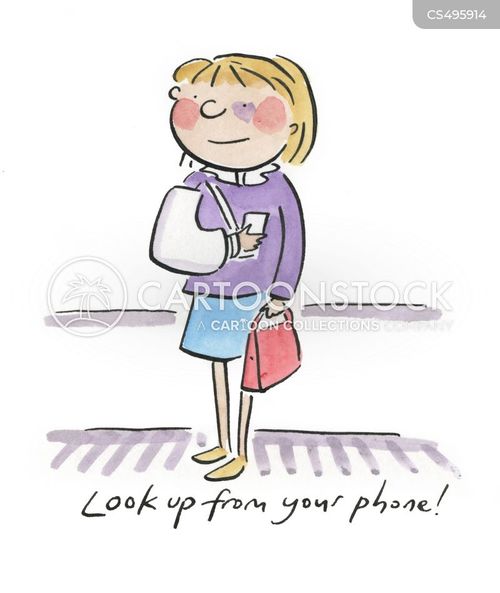 Cell Phone Distraction Cartoons and Comics - funny pictures from ...