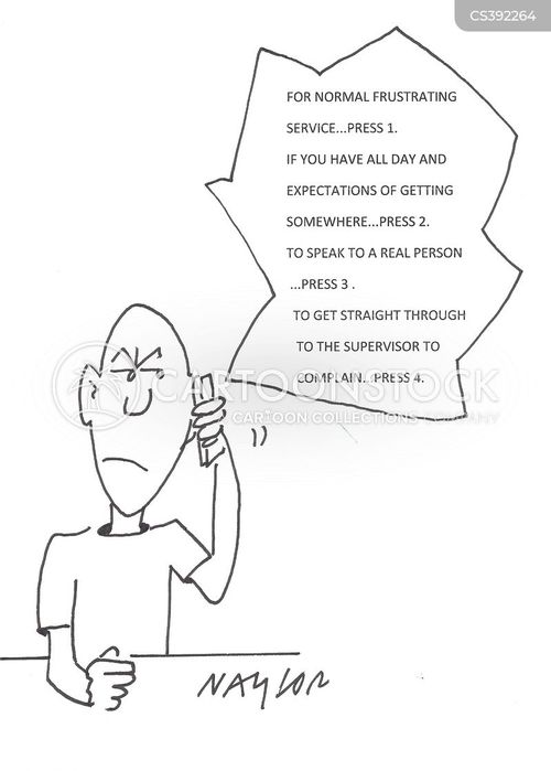 Customer Frustration Cartoons and Comics - funny pictures from CartoonStock