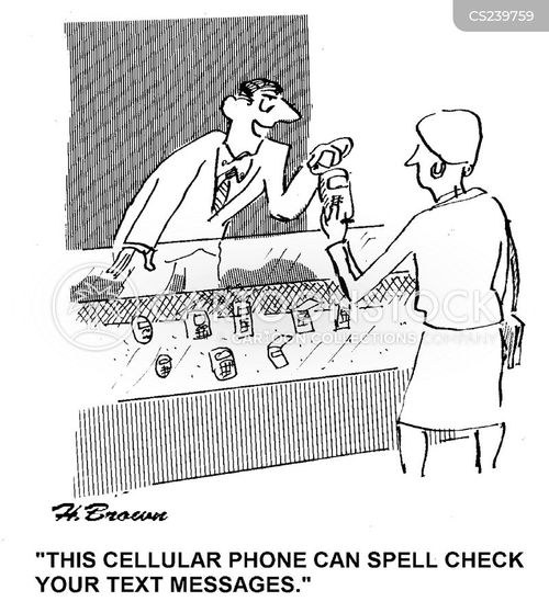 Spell Checking Cartoons and Comics - funny pictures from CartoonStock