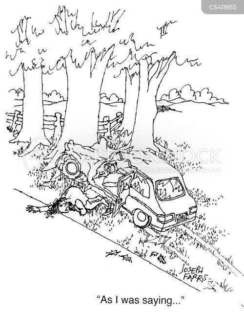 Traffic Crash Cartoons and Comics - funny pictures from CartoonStock