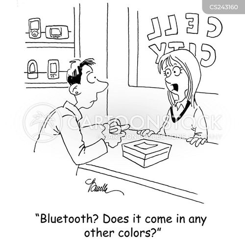 Bluetooth Cartoons and Comics - funny pictures from CartoonStock