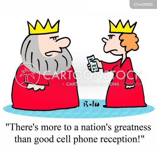 Phone Reception Cartoons and Comics - funny pictures from CartoonStock