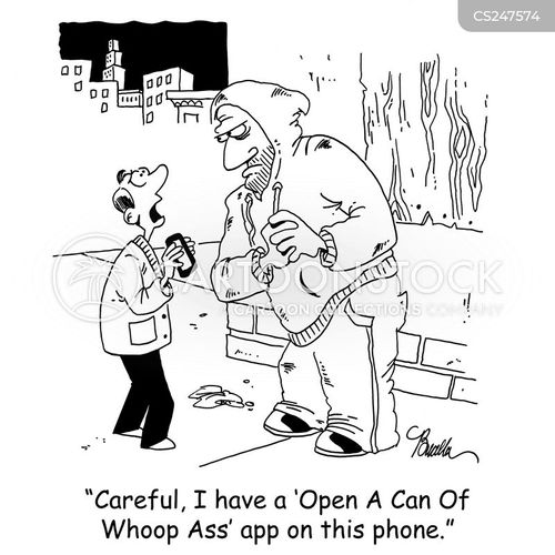 Whoop Ass Cartoons and Comics - funny pictures from CartoonStock