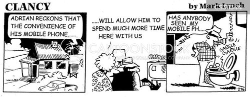 Mobile Phone Users Cartoons and Comics - funny pictures from CartoonStock