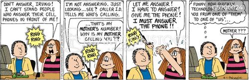 Caller Id Cartoons and Comics - funny pictures from CartoonStock
