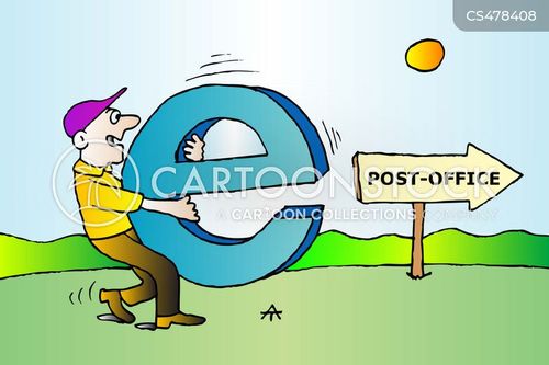 Email Exchange Cartoons and Comics - funny pictures from CartoonStock