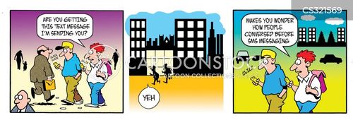 Sms Message Cartoons and Comics - funny pictures from CartoonStock