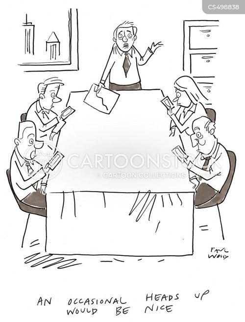 Heads Up Cartoons and Comics - funny pictures from CartoonStock