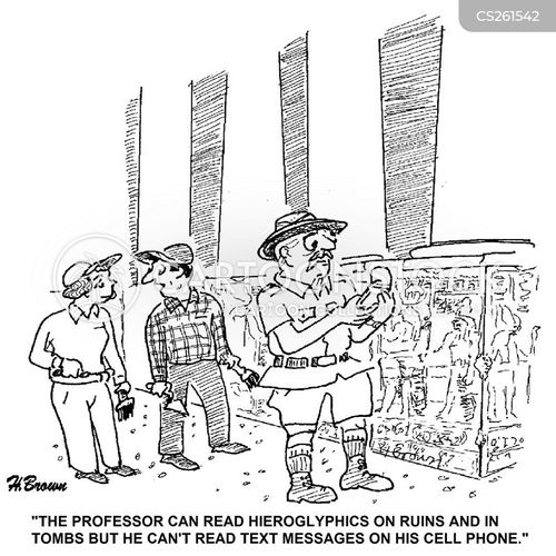 Hieroglyphics Cartoons and Comics - funny pictures from CartoonStock