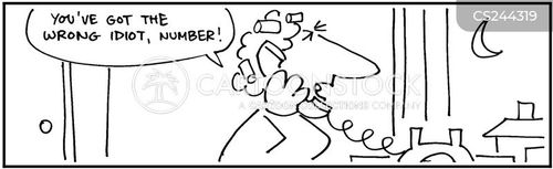Telephone Number Cartoons and Comics - funny pictures from CartoonStock