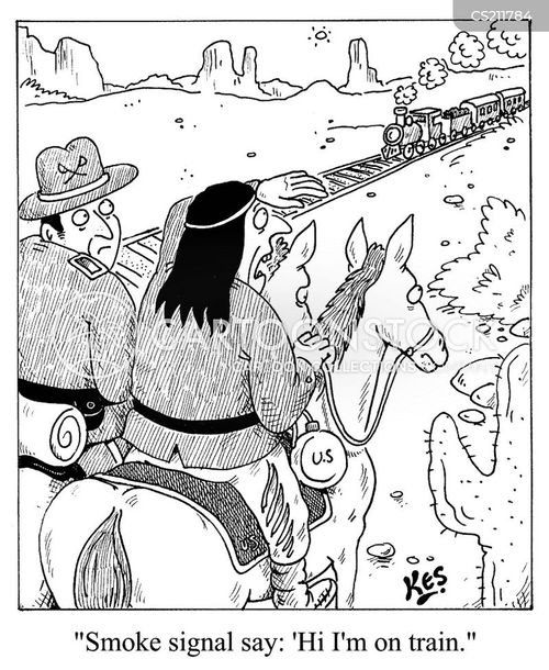 Train Signal Cartoons and Comics - funny pictures from CartoonStock