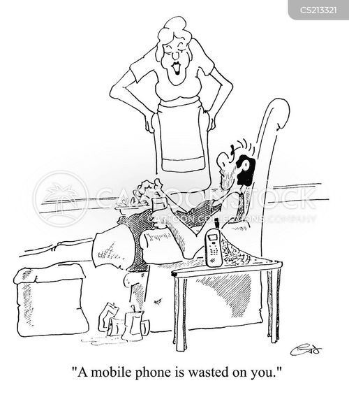 Mobil Cartoons and Comics - funny pictures from CartoonStock