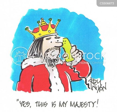 Majesty Cartoons and Comics - funny pictures from CartoonStock