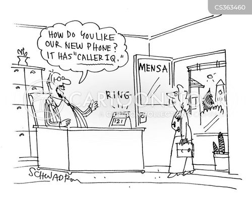 Caller I Cartoons and Comics - funny pictures from CartoonStock