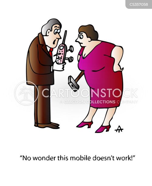 Phone Etiquettes Cartoons and Comics - funny pictures from CartoonStock