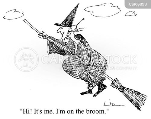 Witch On The Go Cartoons and Comics - funny pictures from CartoonStock