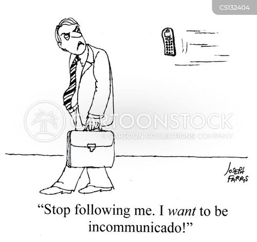 Incommunicado Cartoons and Comics - funny pictures from CartoonStock