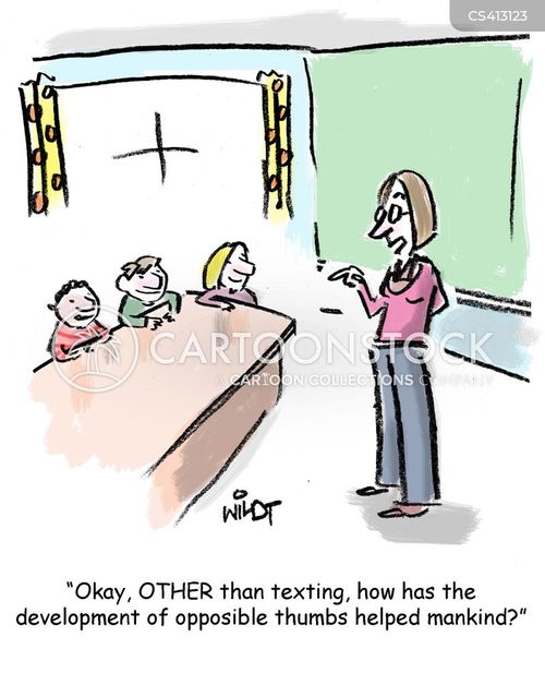 Opposable Thumbs Cartoons and Comics - funny pictures from CartoonStock