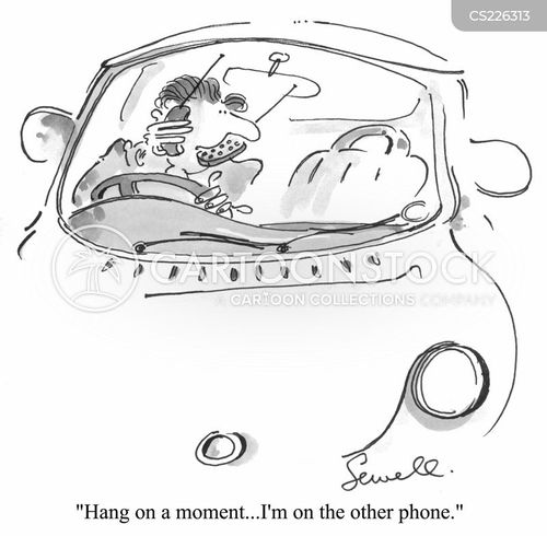 Car Phone Cartoons and Comics - funny pictures from CartoonStock
